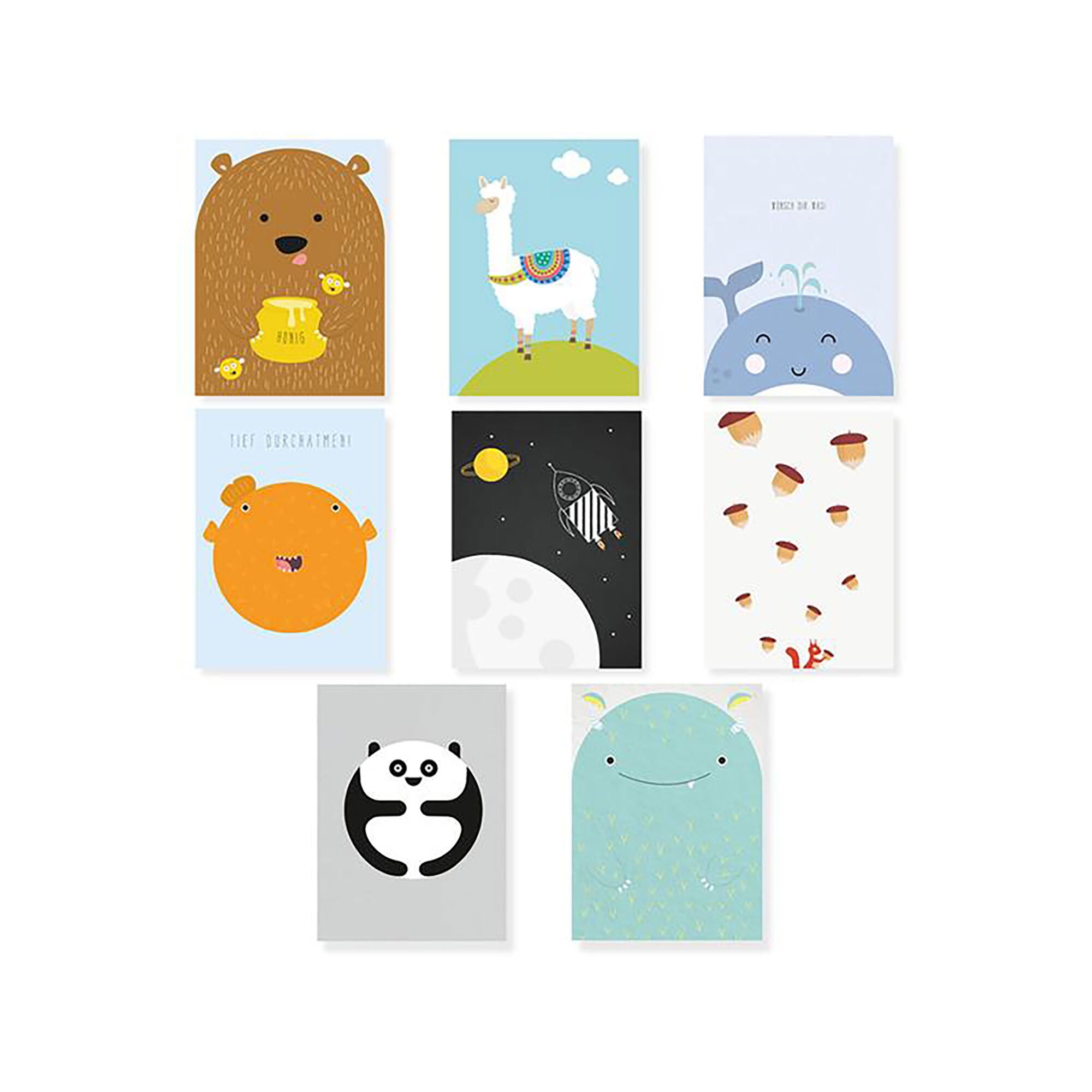 Postcard Set With 43 Cards - Etsy