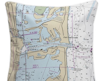 Fort Pierce Inlet Nautical Chart - Etsy