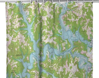Nolin Lake Map - Etsy