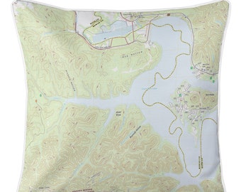 Cave Run Lake Map - Etsy