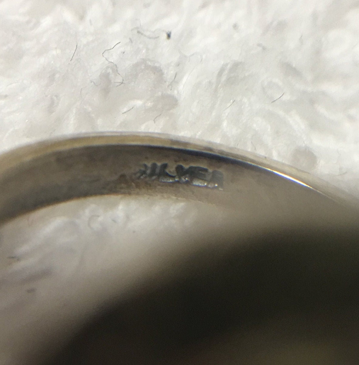 Gorgeous Vintage Sterling SILVER Retro Ring-large Bright BLUE Oval ...