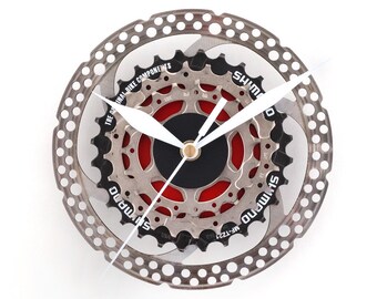 Bike parts clock | Etsy