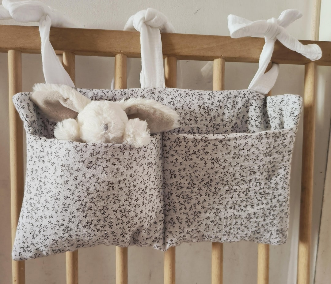 Baby Cuddly Toy/pajama Storage, Baby Bed Storage, Pacifier/book Holder ...