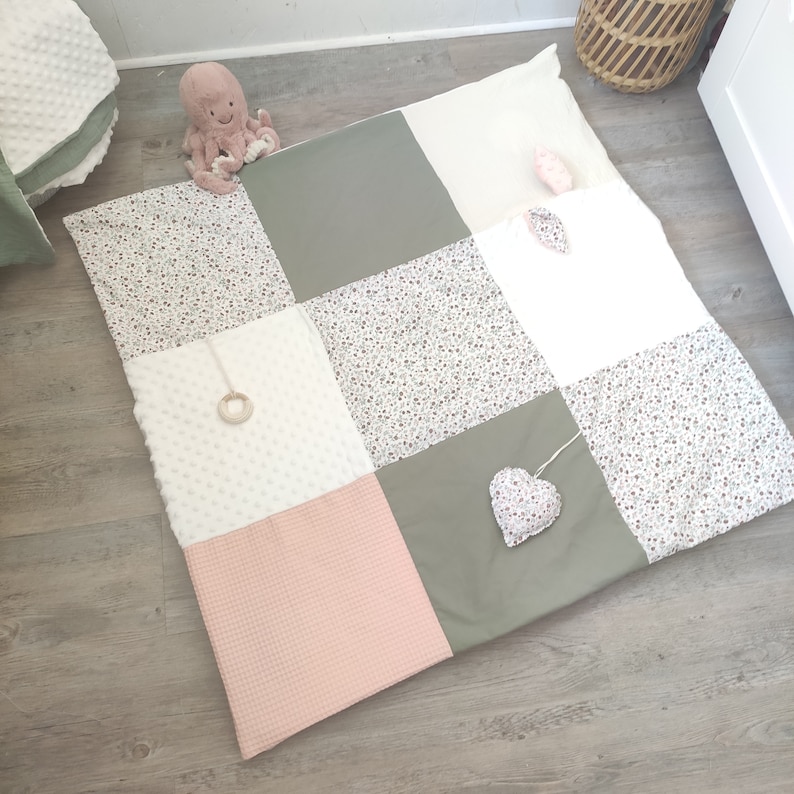Handmade Baby Playmat – Free Movement – Removable Cover – Oeko-tex ...