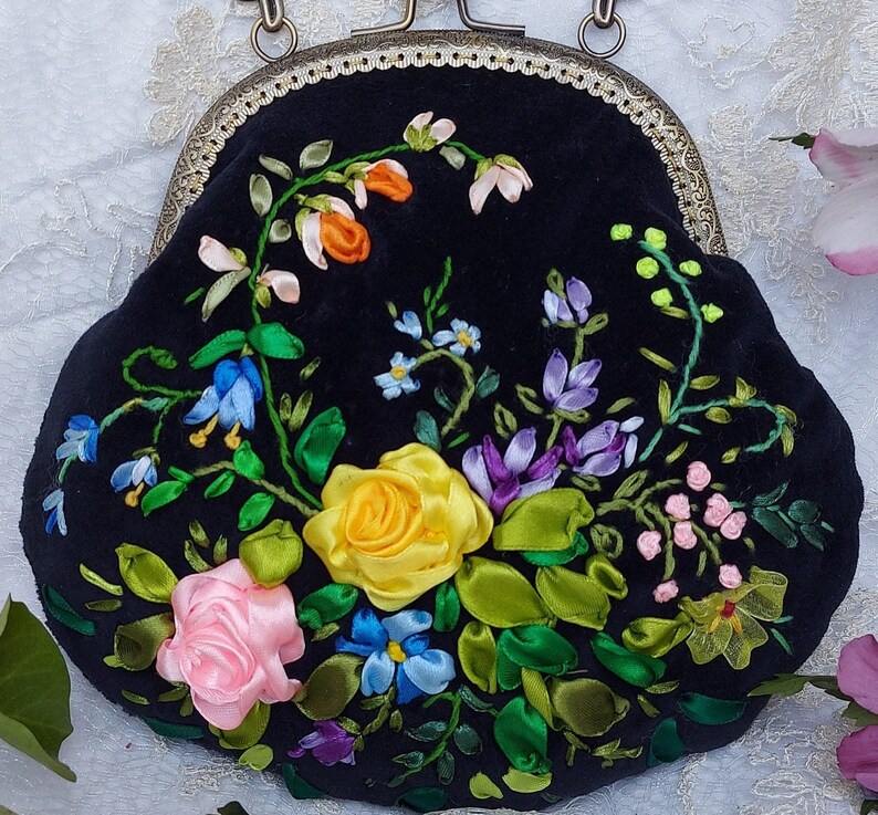 Bag With Embroidery. Bag With Flowers. - Etsy