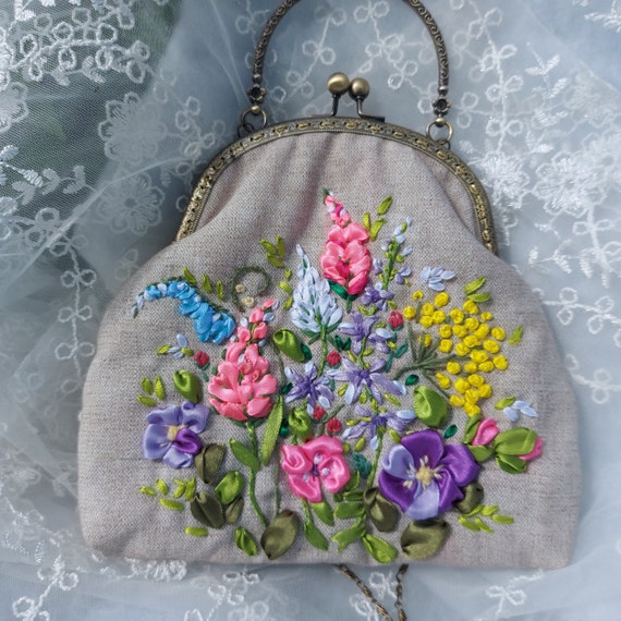Summer Bag With Flowers. - Etsy