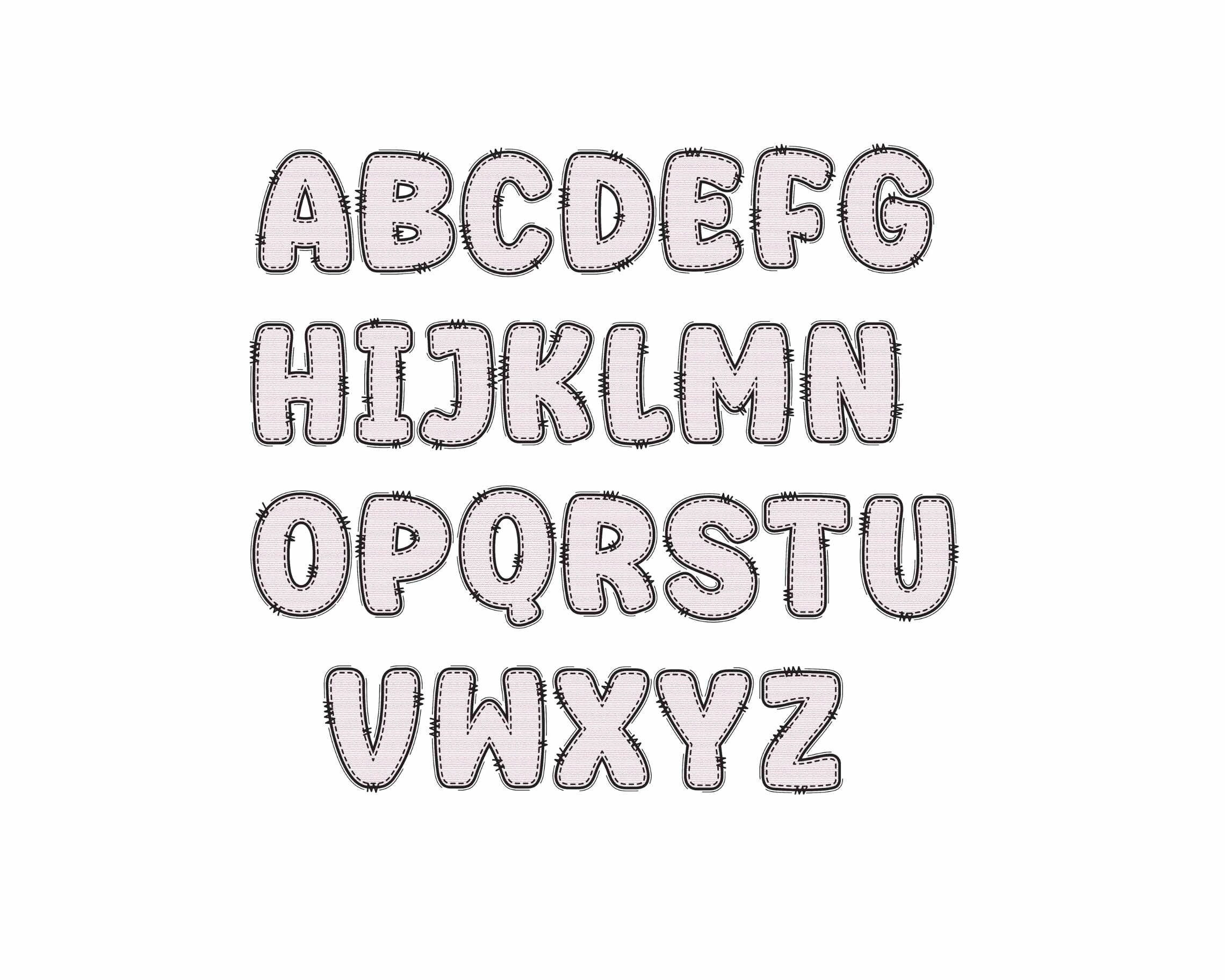 Happy Birthday Alphabet Doodles, Celebrate Day PNG, Balloons Letters ...