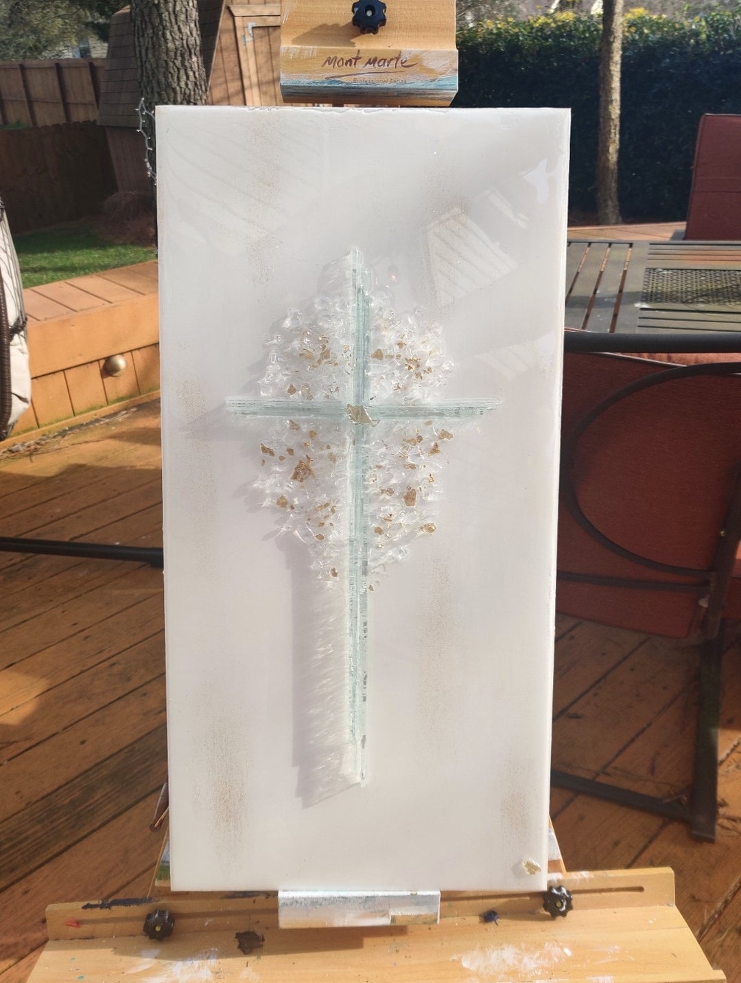 12x24in Cross Art - Etsy