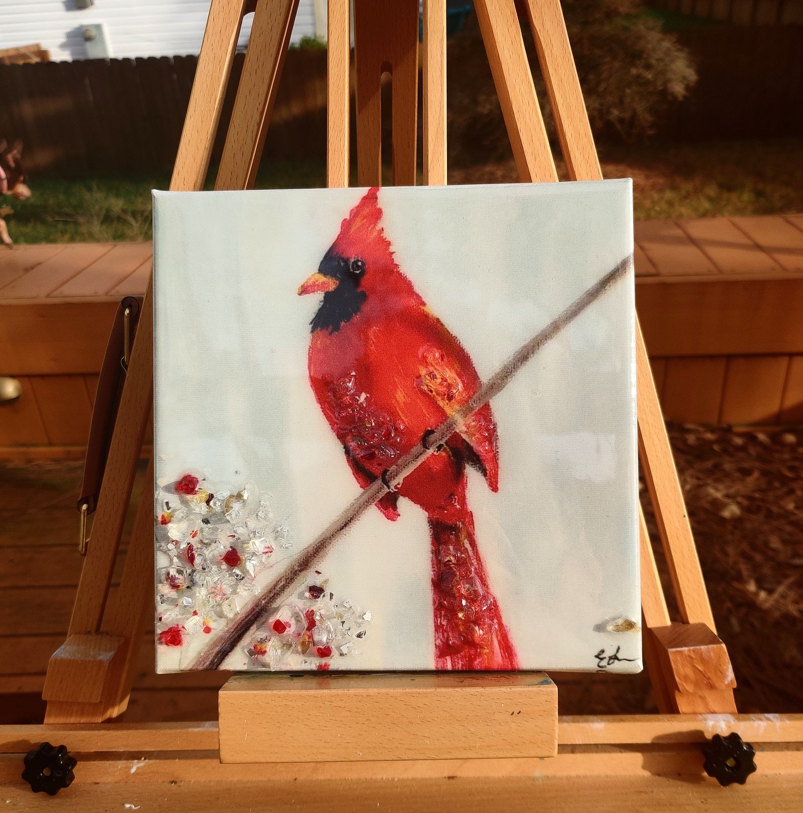 Embellished Canvas Print - Etsy