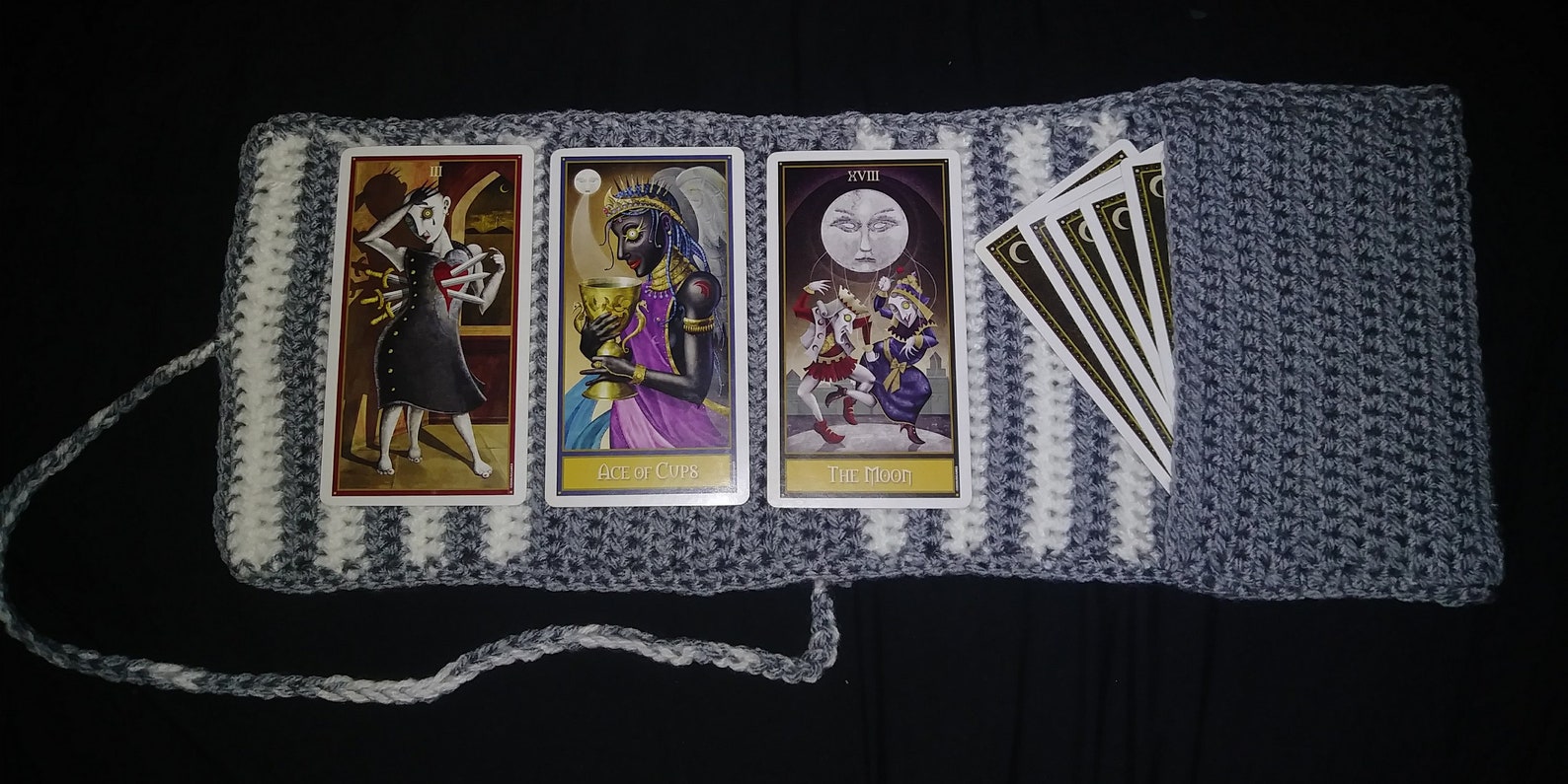 Custom Crochet Tarot Wrap Spread Cloth - Etsy