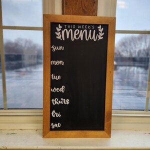 Menu Sign, Board, Chalkboard, Custom, Weekly Menu, Whiteboard, Chalk ...