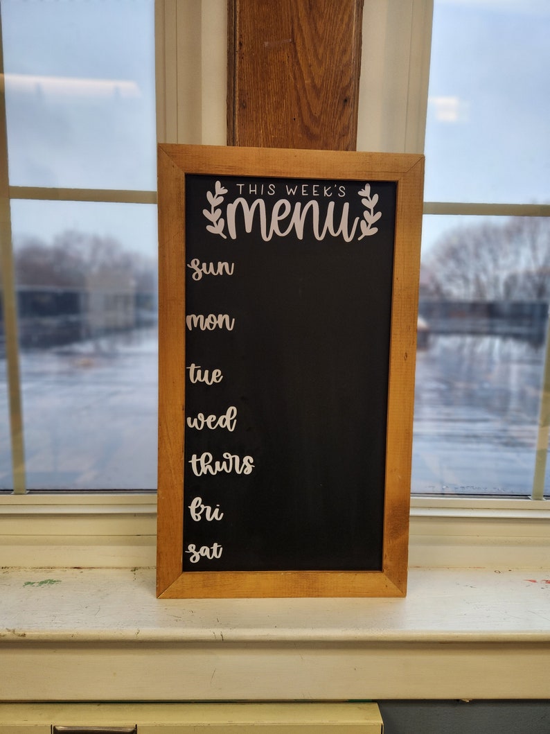 Menu Sign, Board, Chalkboard, Custom, Weekly Menu, Whiteboard, Chalk ...