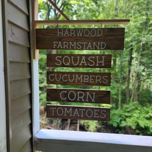 Farmstand Sign | Farm Market Sign | Menu Board Signs | Custom | Craft ...