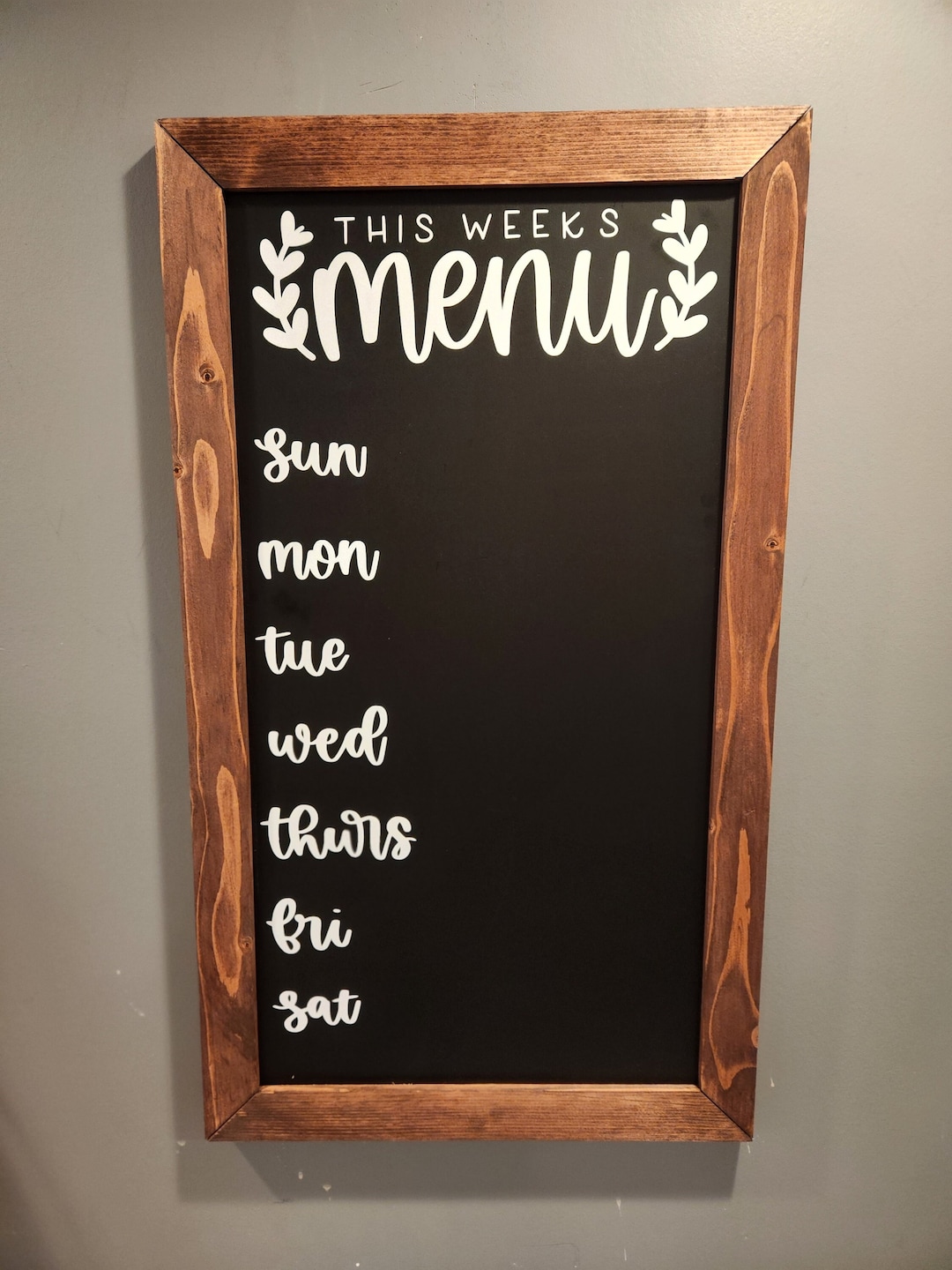 Menu Sign, Board, Chalkboard, Custom, Weekly Menu, Whiteboard, Chalk ...