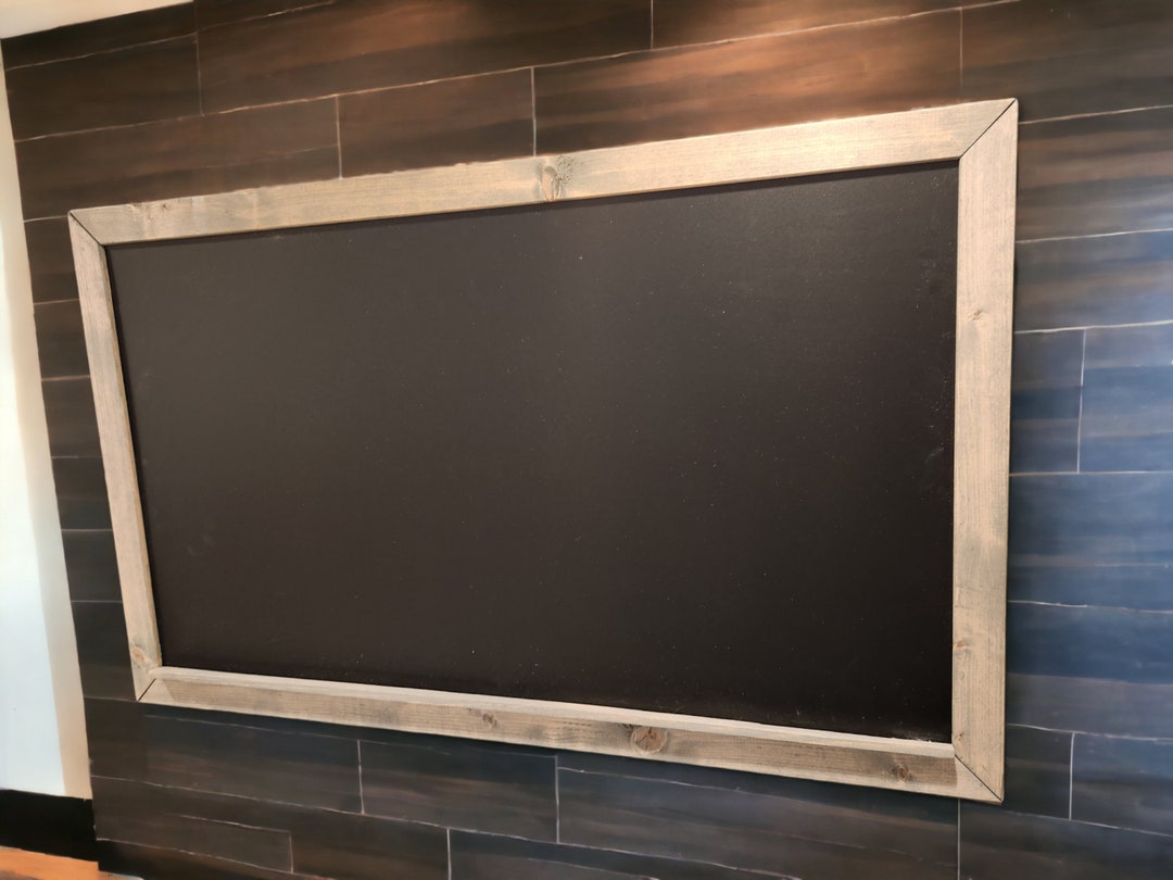 Hanging Chalkboard, Rustic, Farmhouse, Whiteboard Sign, Reversible ...