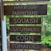 Farmstand Sign | Farm Market Sign | Menu Board Signs | Custom | Craft Fair Interchangeable ...