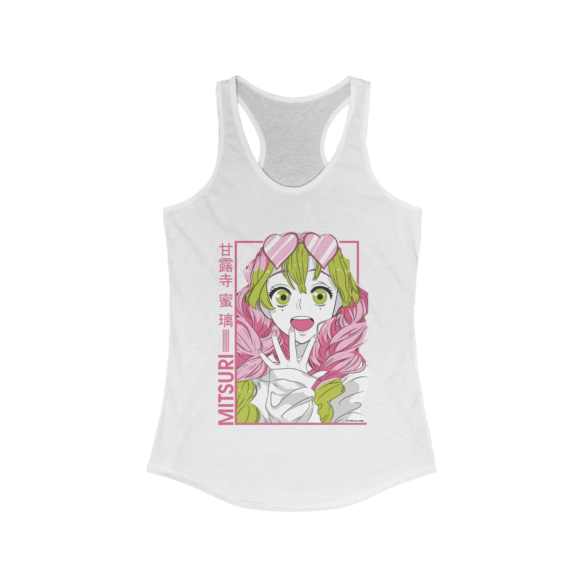 Anime Tank Top, Mitsuri Tank, Demon Anime Shirt, Anime Tee - Etsy