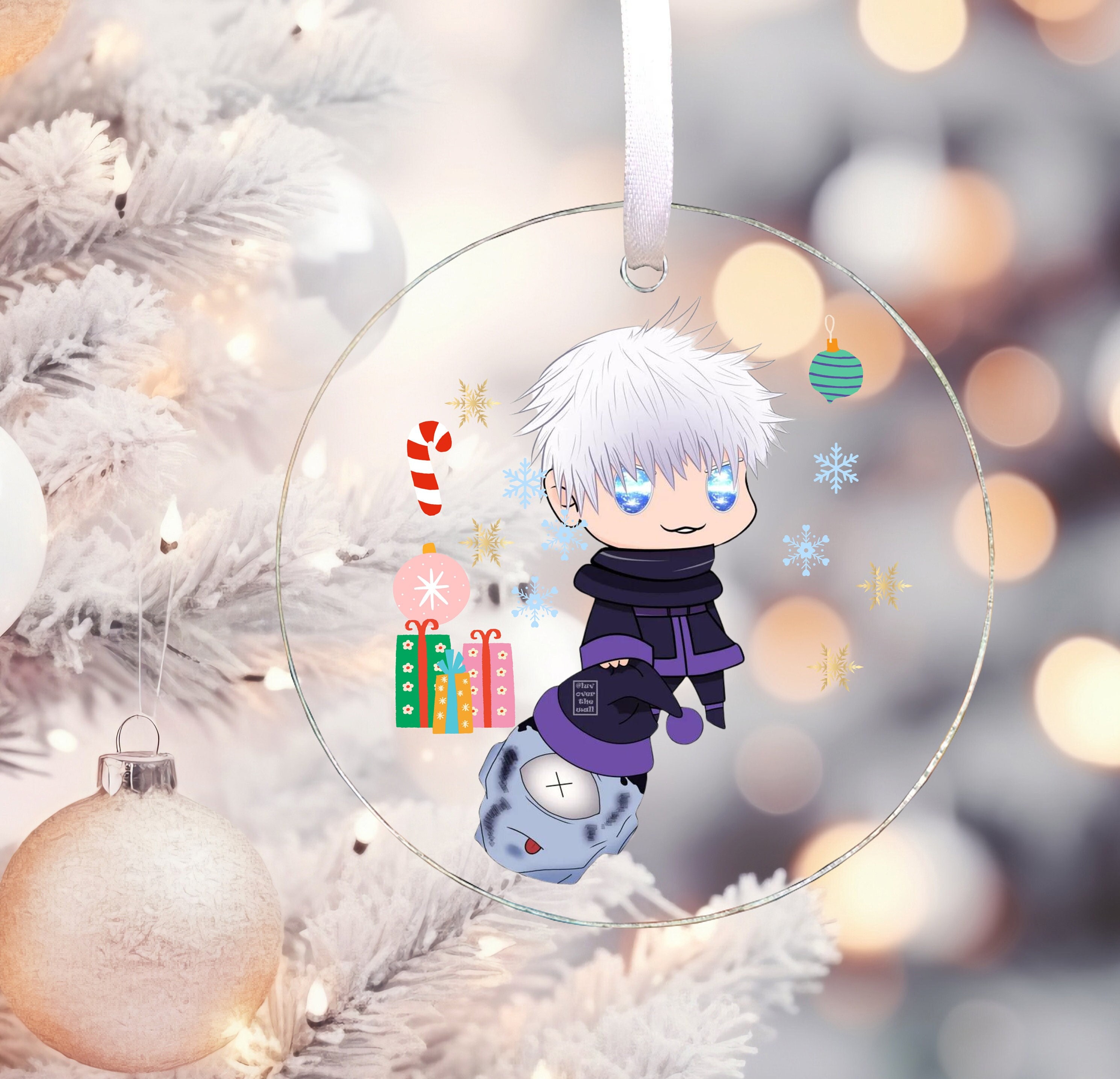 Gojo Satoru Ornament, Jujutsu Anime Holiday Decor, Jujutsu Ornament ...