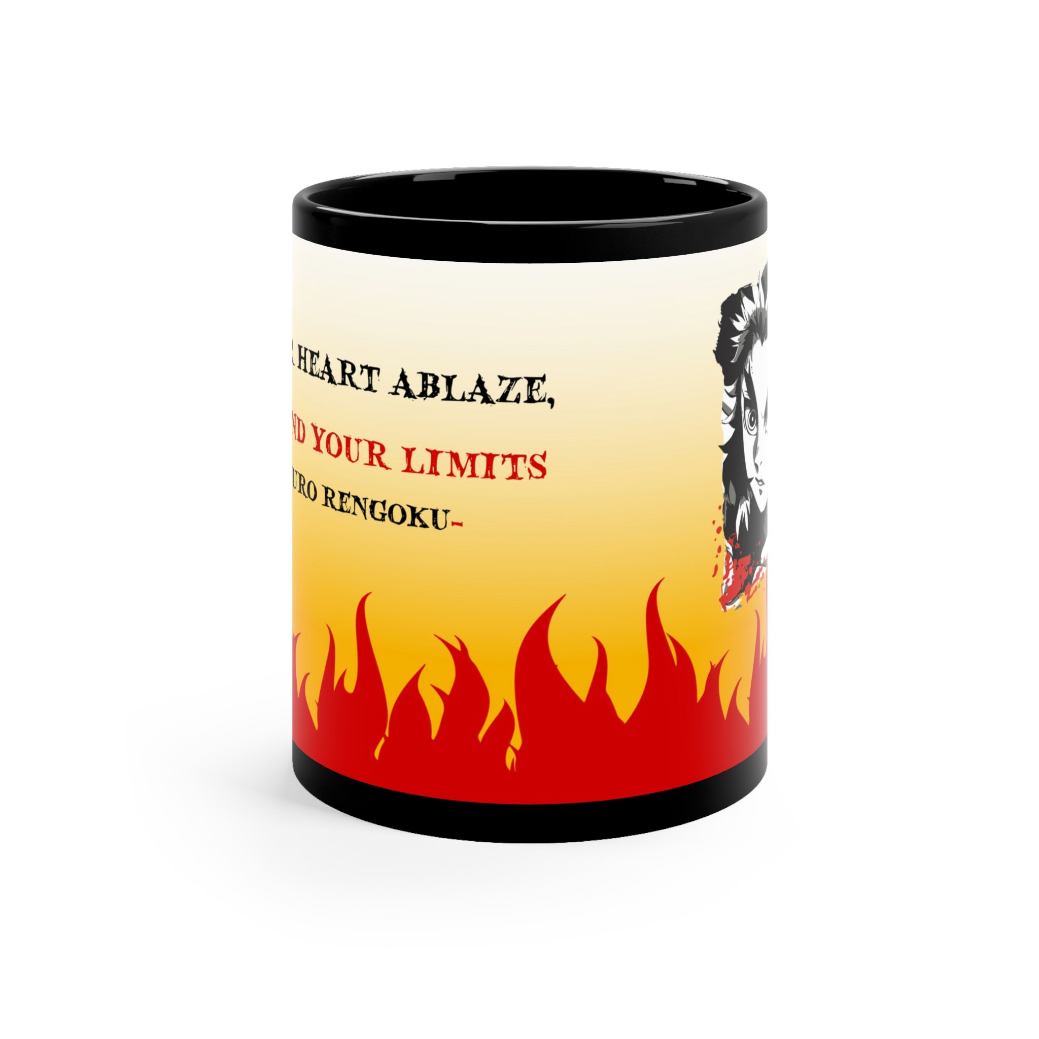 Anime Mug, Demon Anime Mug, Slayer Anime Inspired Ceramic Mug, Set Your ...