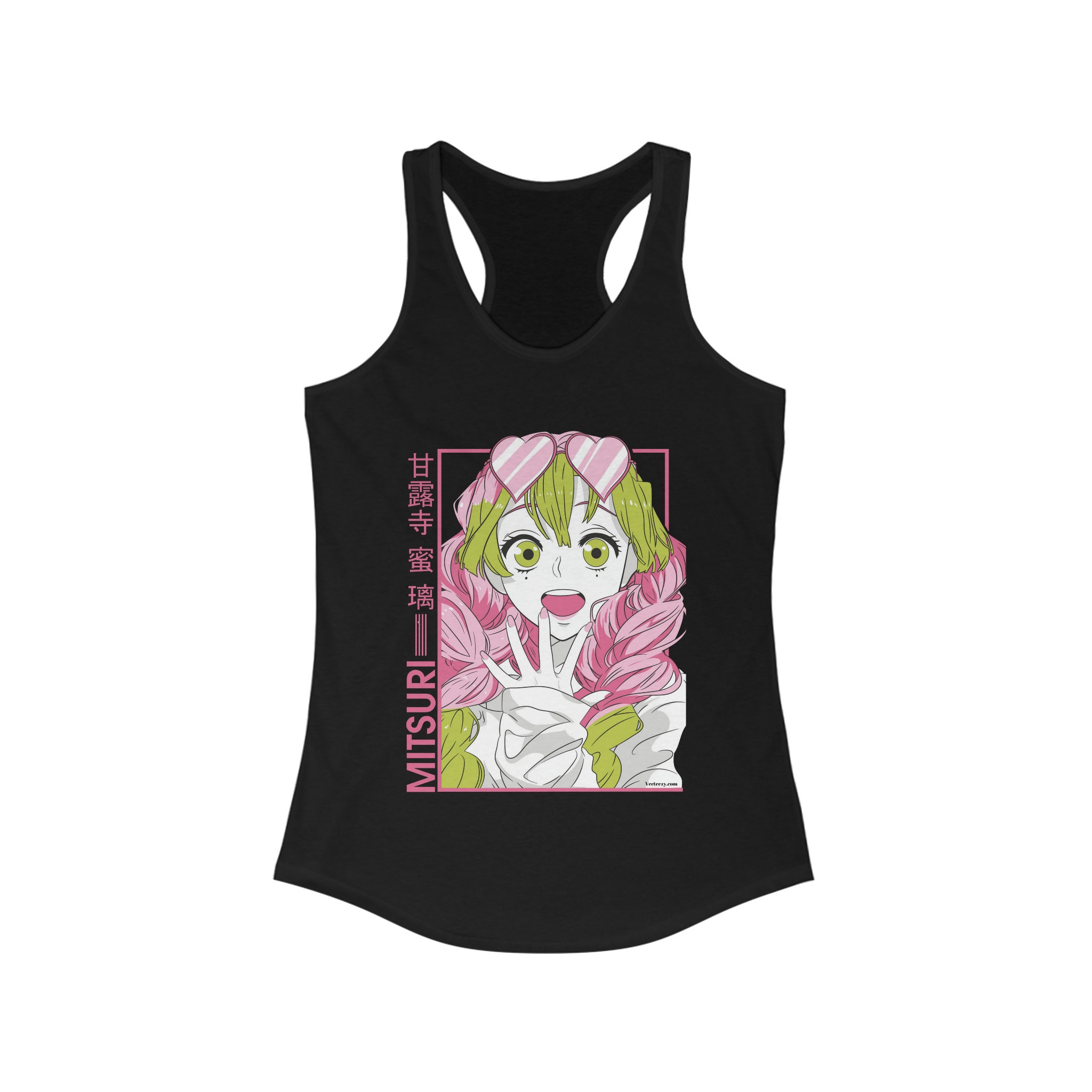 Anime Tank Top, Mitsuri Tank, Demon Anime Shirt, Anime Tee - Etsy