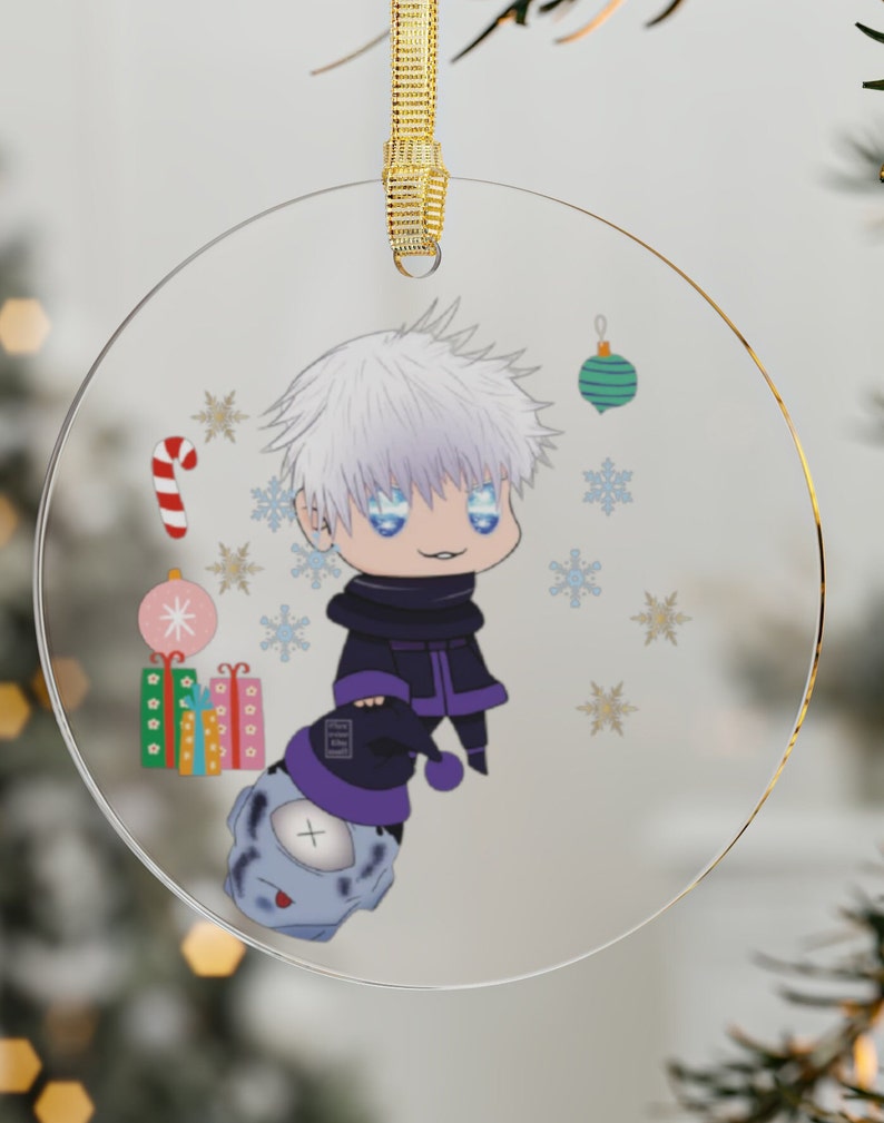 Gojo Satoru Ornament, Jujutsu Anime Holiday Decor, Jujutsu Ornament ...