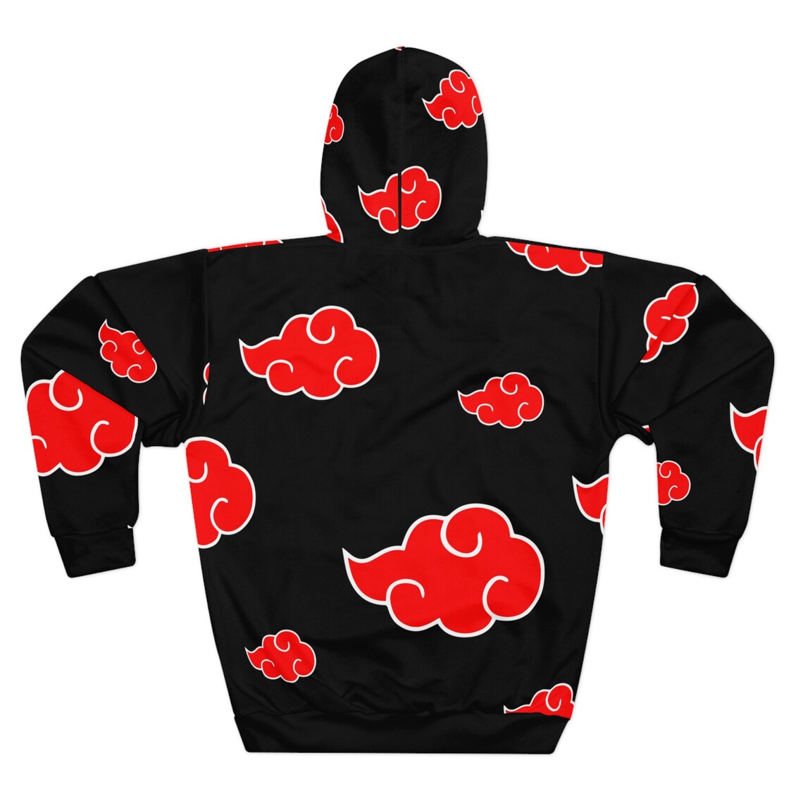 Anime Hoodie, Akatsuki Sweatshirt, Red Cloud Anime Hoodie, Akatsuki ...