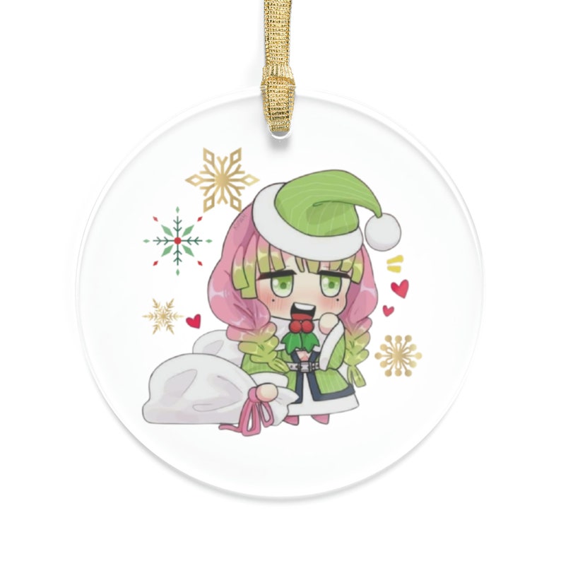 Mitsuri Kanroji Ornament, Anime Ornament, Demon Slayer Christmas ...