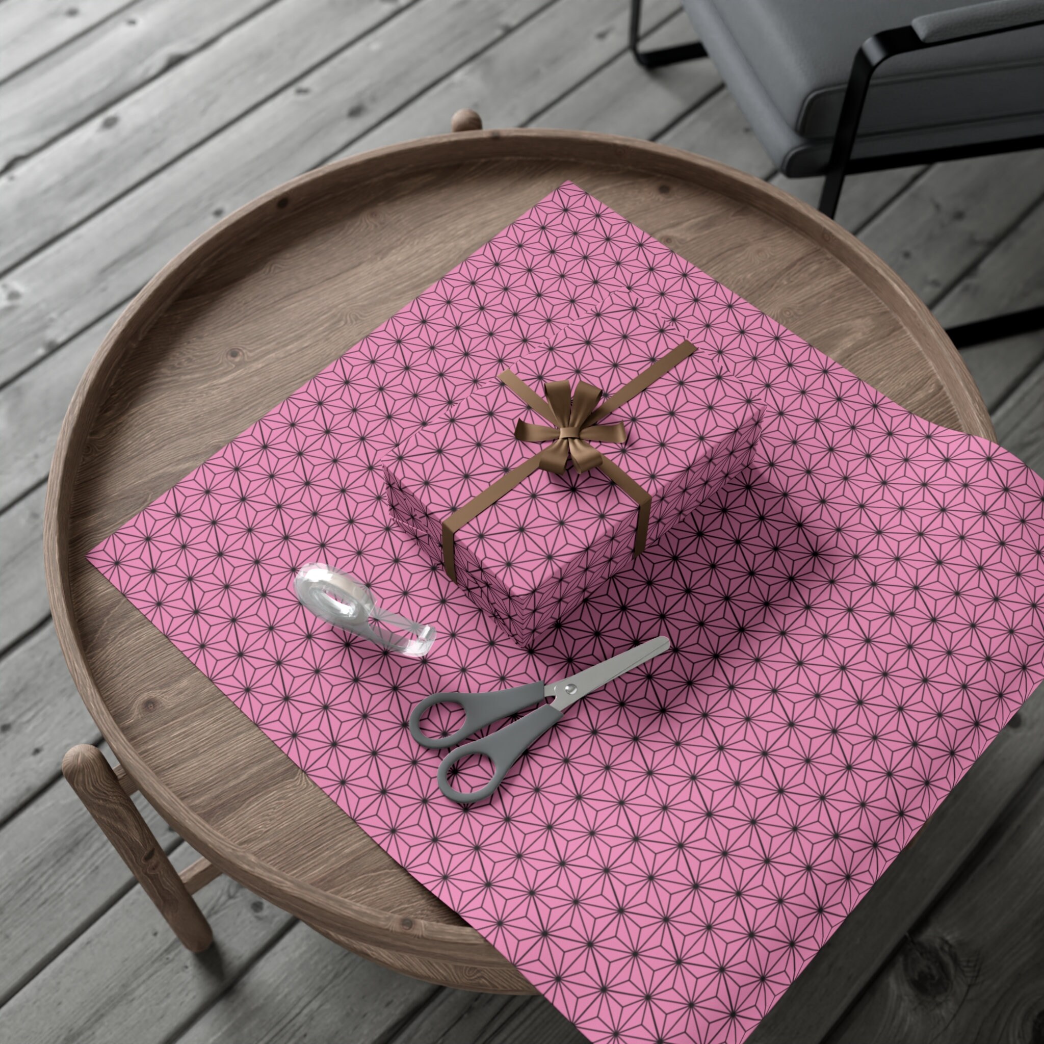 Anime Wrapping Paper, Nezuko Wrapping Paper, Demon Slay Gift Wrapping ...