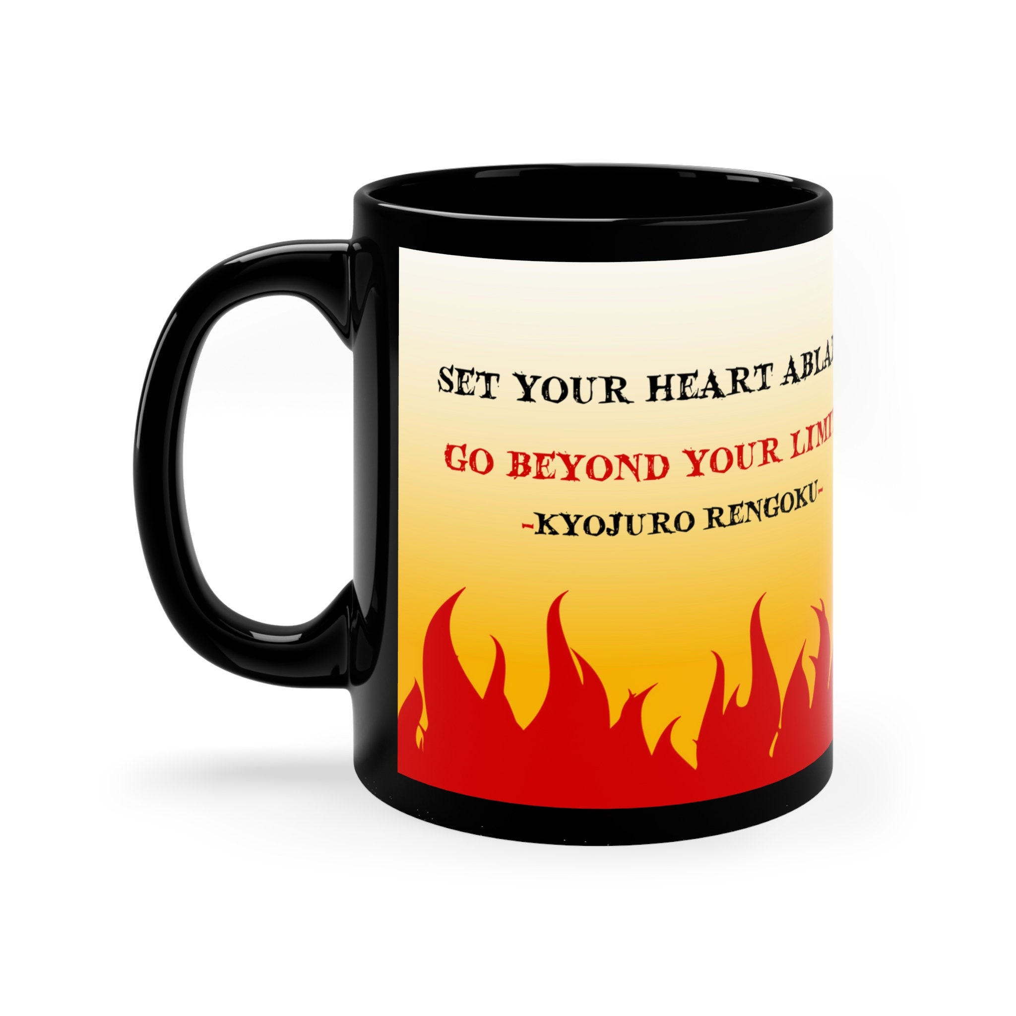 Anime Mug, Demon Anime Mug, Slayer Anime Inspired Ceramic Mug, Set Your ...