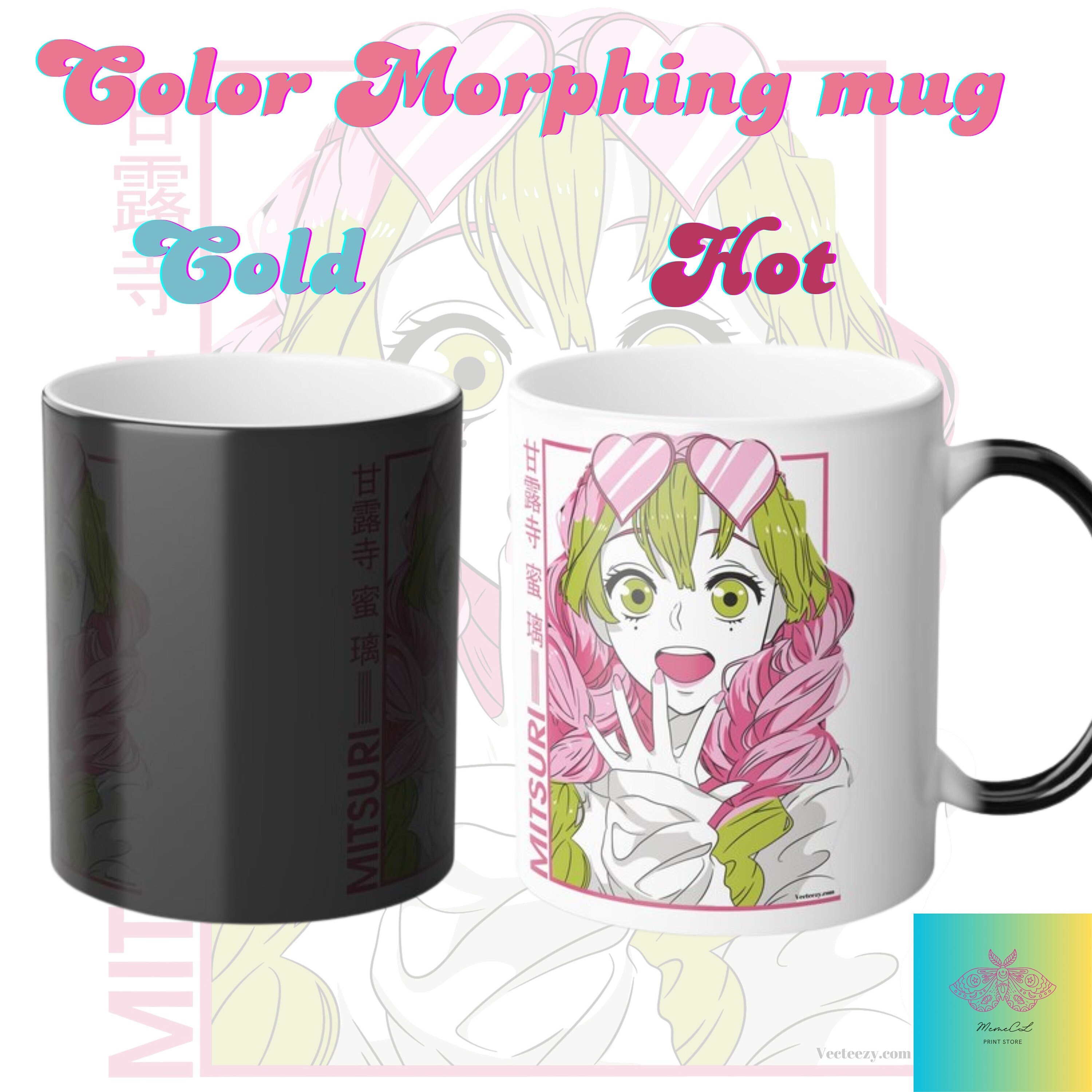 Mitsuri Mug, Anime Color Changing Mug, Demon Slay Cup, Anime Cup, Anime ...