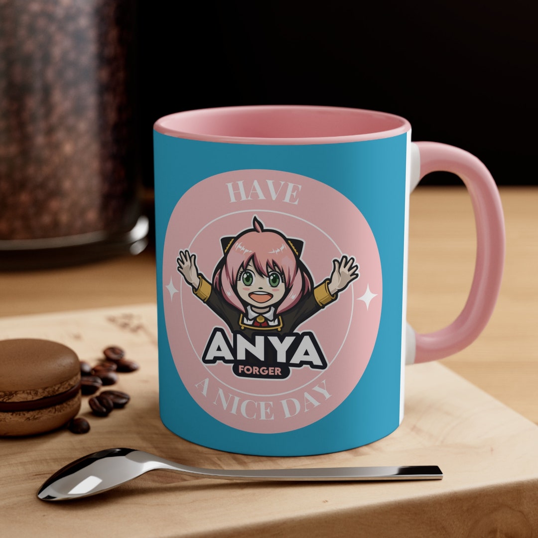 Anime Mug, Anya Forger Mug, Spyxfamily Cup, Anime Cup, Accent Coffee ...