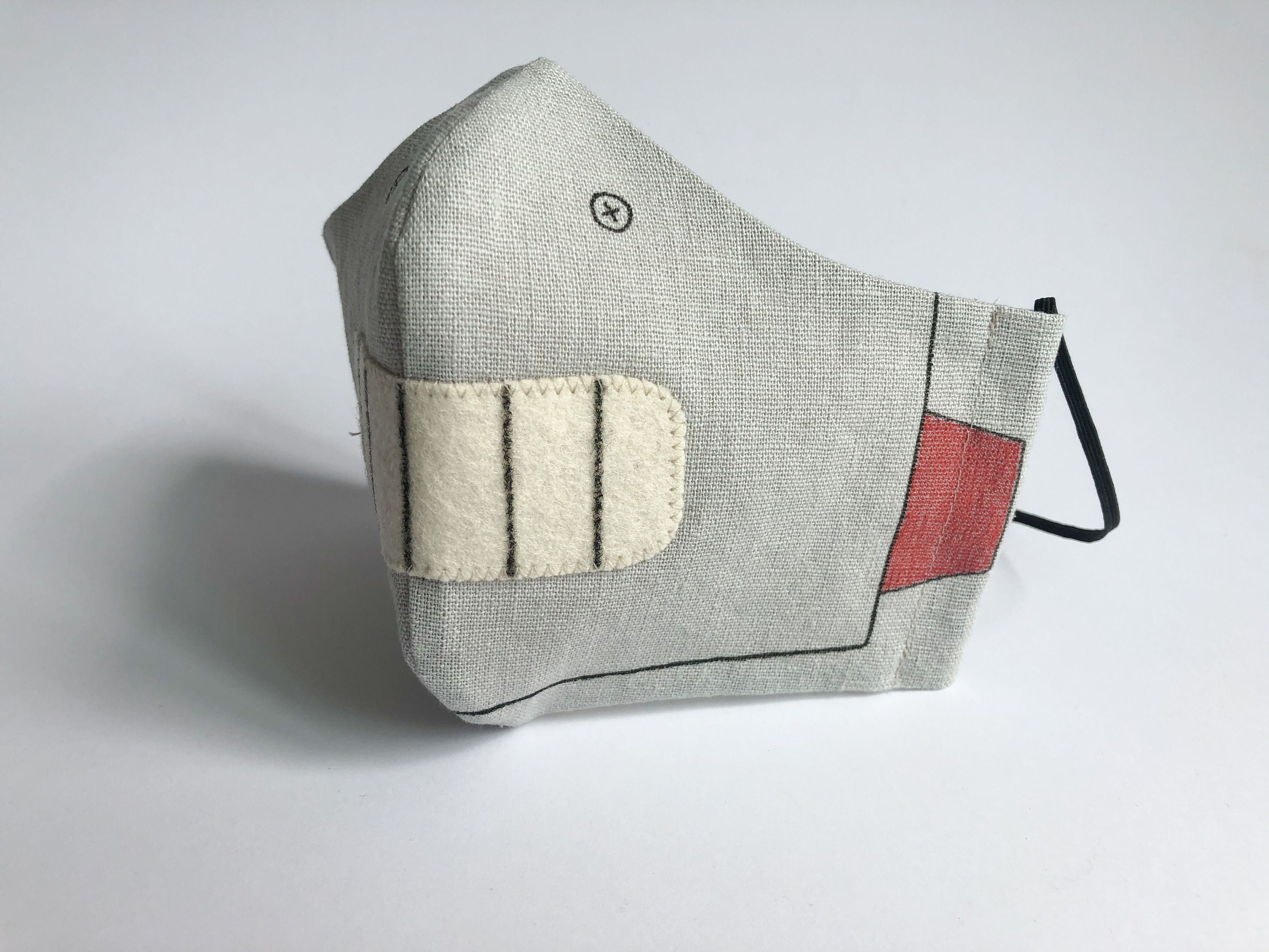 Robot face mask washable | Etsy