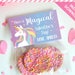 Unicorn Magical VALENTINES Day Bag Topper Printable | Girls Valentine ...