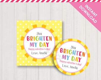 Valenslime Day Favor Card PRINTABLE | Kids Classroom Valentines Slime ...