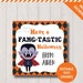 Fangtastic Halloween Favor Tag Instant Download | Boys Vampire Party ...