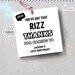 Gen Alpha Slang Rizz Party Favor Tag | Genz Birthday Thank You Tags ...