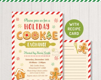 Recipe Swap Invitation - Etsy