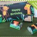 Monkey Jungle Party Welcome Sign Text EDITABLE Yourself Go Bananas ...