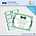 Little Man Diaper Raffle Ticket Card & Poster Sign | Blue Lime Green ...