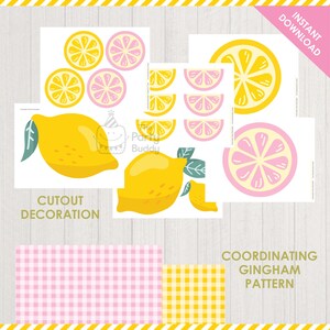 Pink Lemonade Stand Printable Kit | Sunshine Party Decor | INSTANT ...