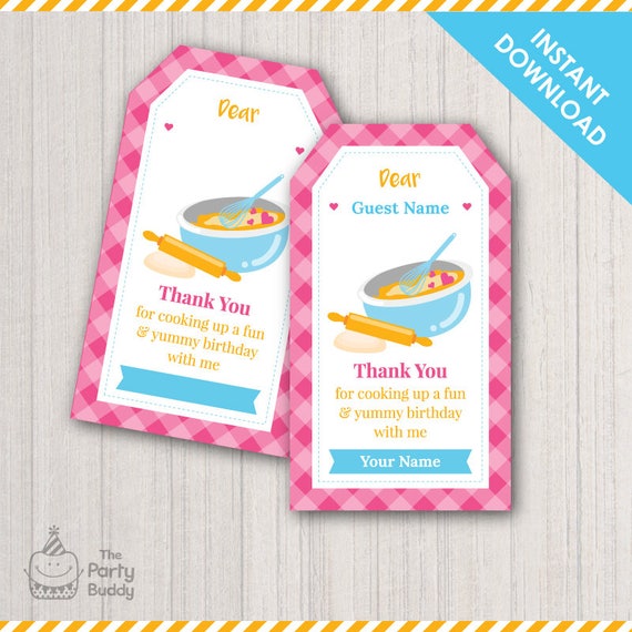 Party Supplies Paper & Party Supplies Girls Little Chef Party Pink DIY ...