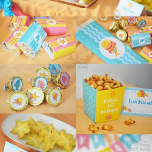 Ofishally Birthday Party Pack | Under the Sea | Girls Ocean Party Kit ...