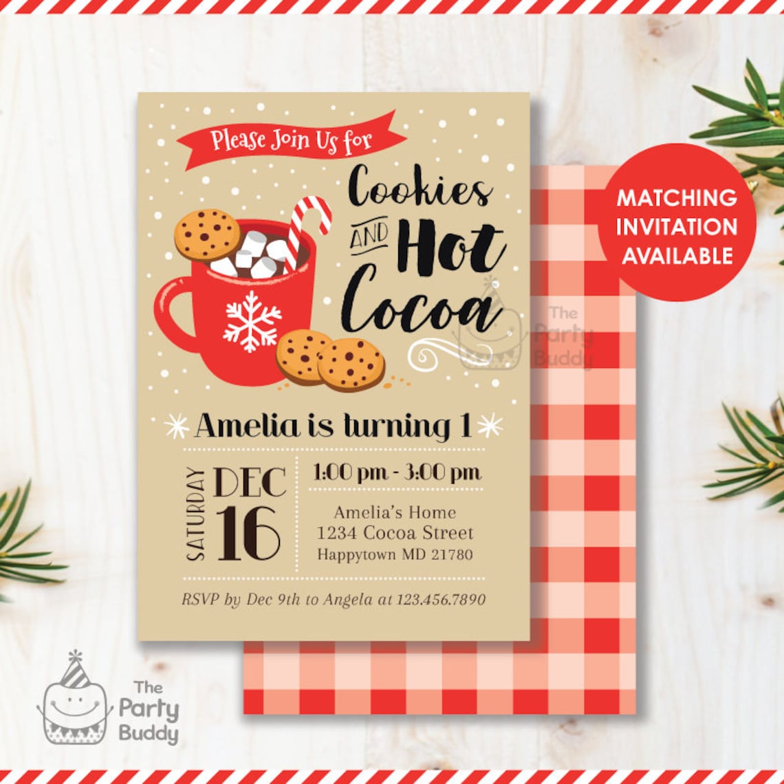 Hot Cocoa Bar Banner Digital Printable EDITABLE Text | Etsy