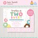 Two Sweet Party Printable Bundle Pack | Donut Party Kit Sweetie Girls ...