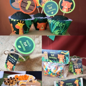 Jungle Safari Wild Animal Birthday Party Pack | Boys Girls Birthday ...