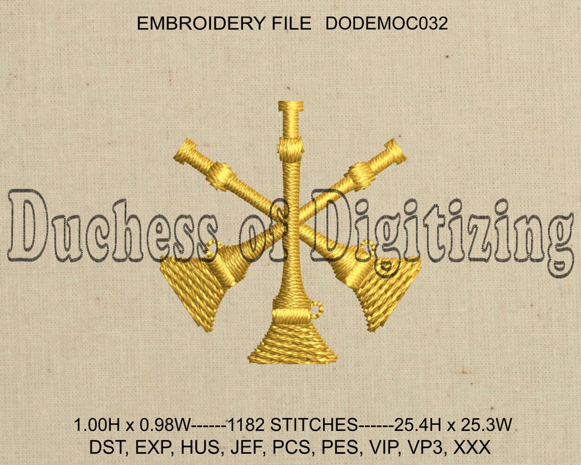 Assistant Chief Embroidery Design Assistant Chief Embroidery | Etsy