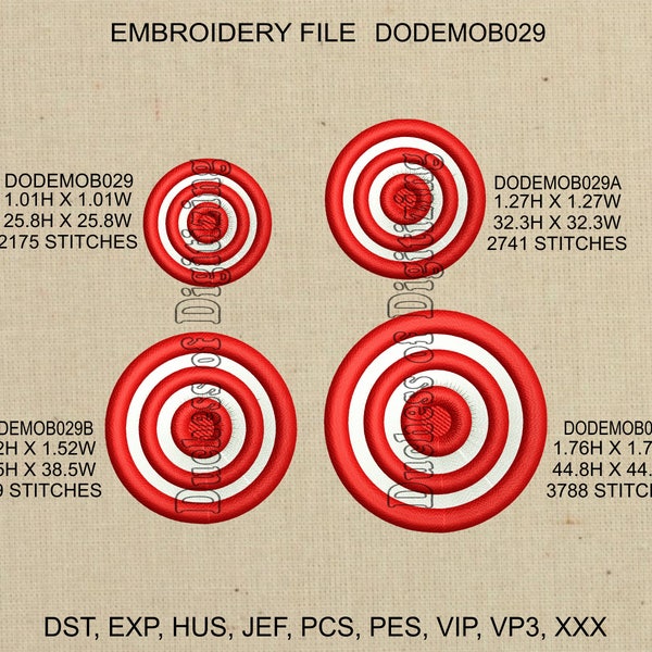 Target Embroidery - Etsy