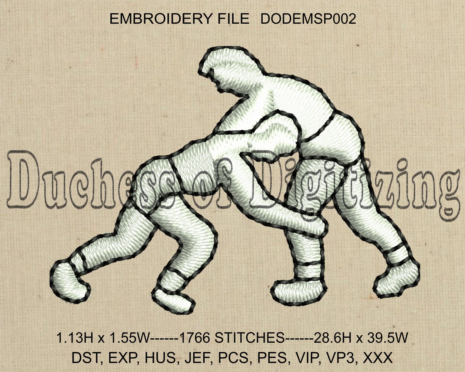 WRESTLING Embroidery Design Wrestling Embroidery File - Etsy