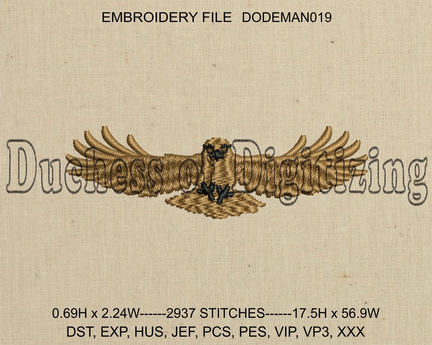 Hawk Embroidery Design Bird Embroidery Design Hawk | Etsy