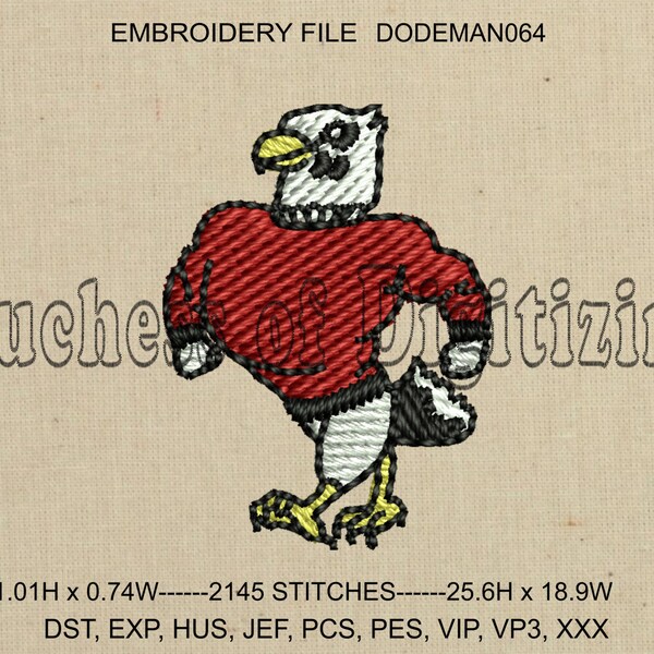 Falcon Embroidery Design - Etsy